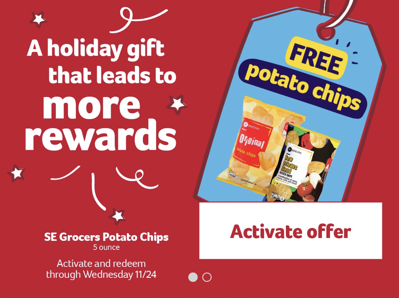 FREE Bag of Potato Chips