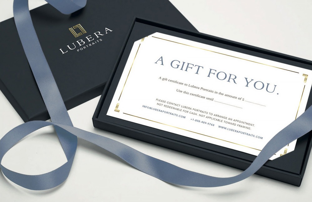 Gift Certificates - Lubera Portraits