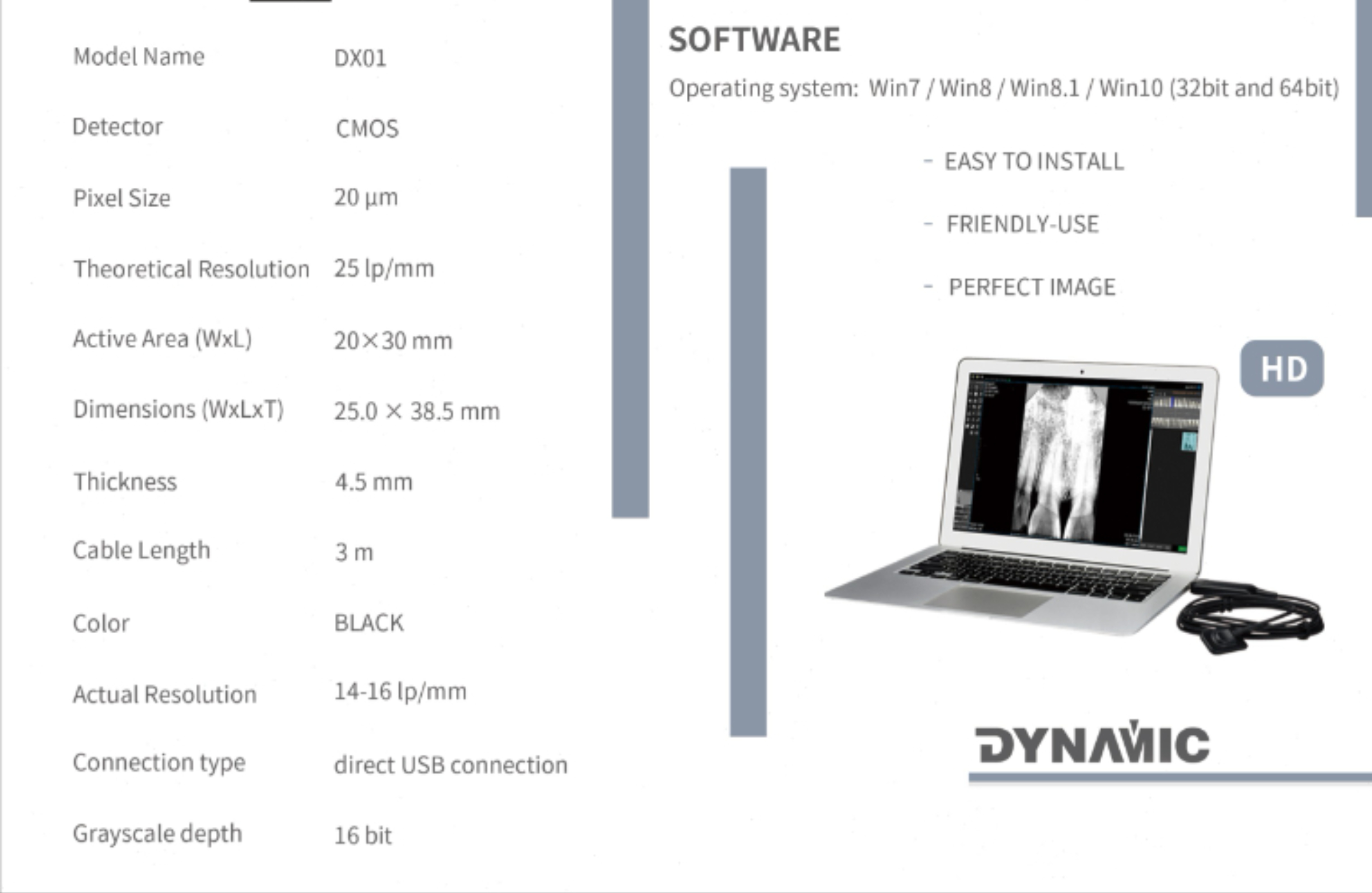 Digital Intra-oral X-Ray Sensors | Dynair