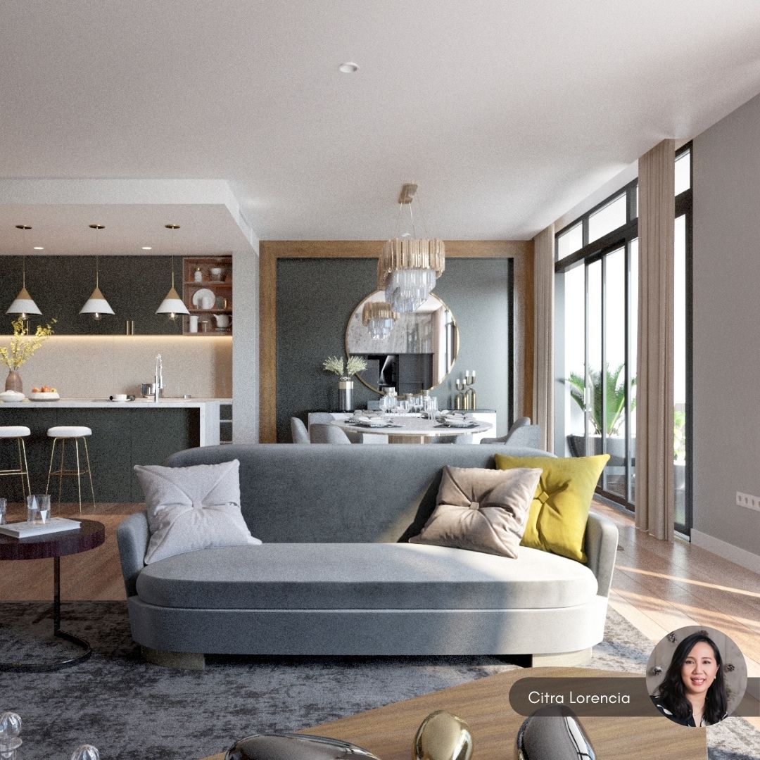 14 Step Interior Render using Sketchup Enscape