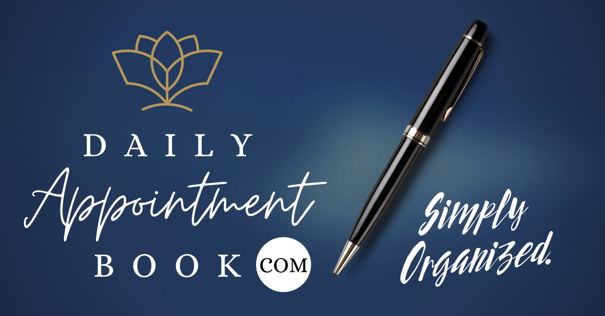 Daily Appointment Book for Service Professionals