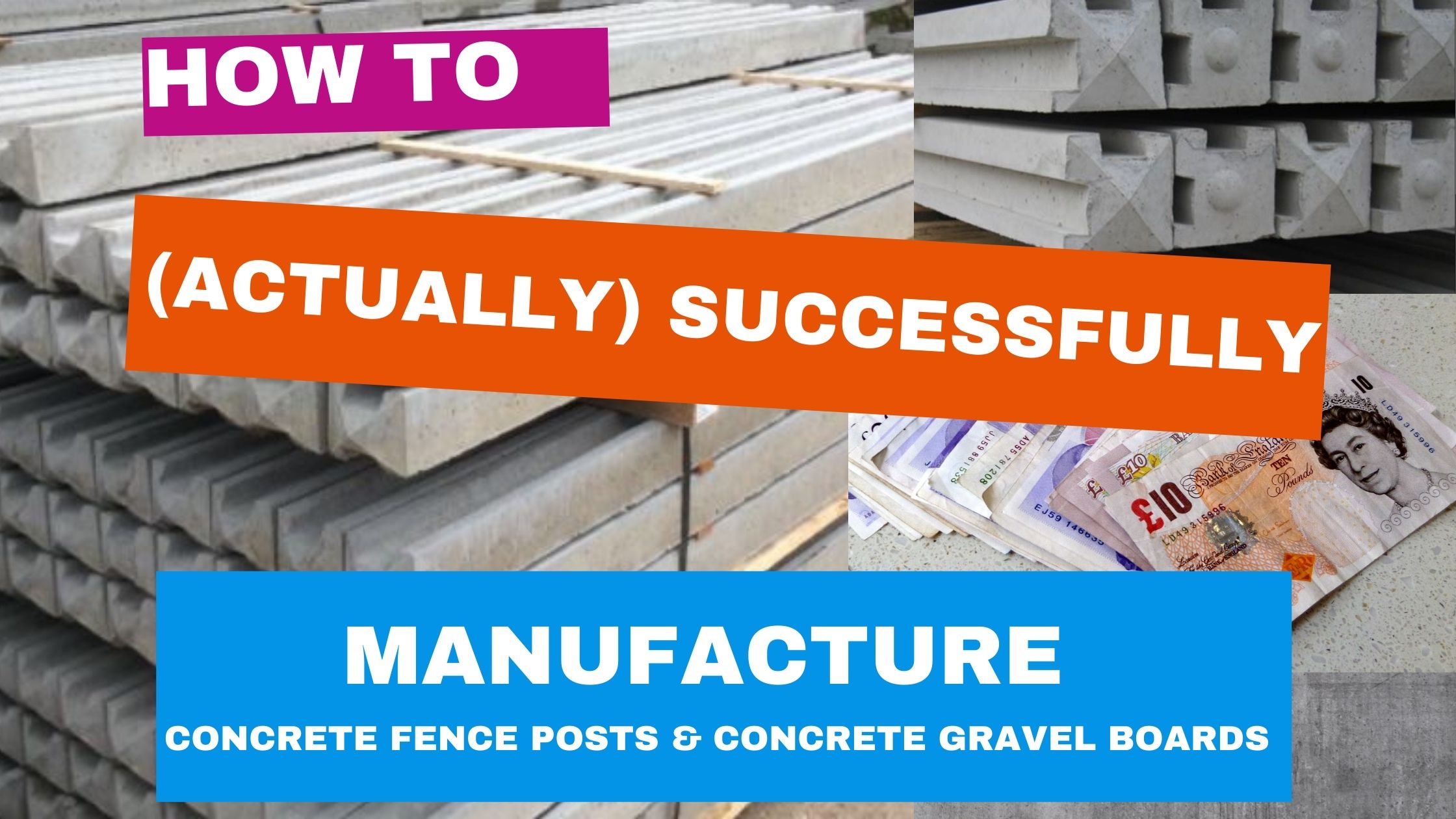 How To (Actually) Successfully Manufacture Concrete Fence Posts ...